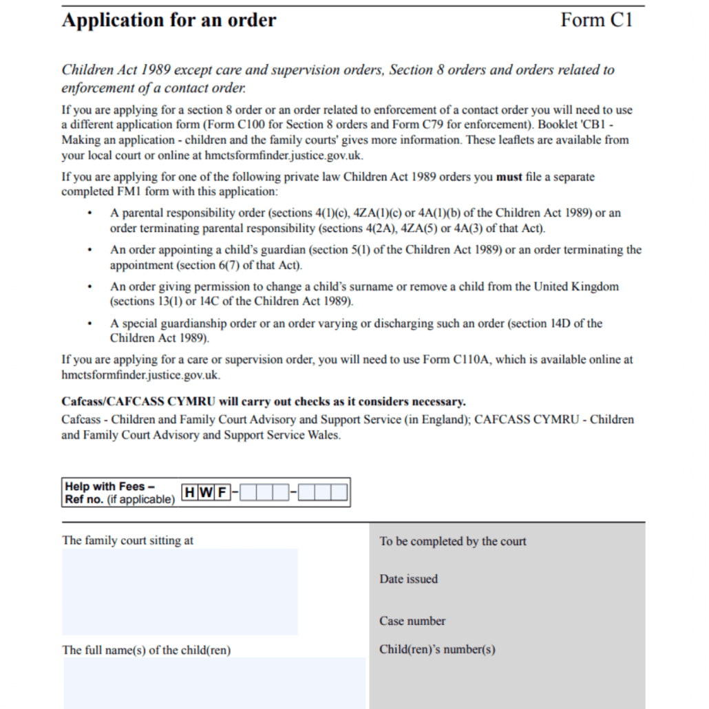 UK Family Court Applications - Navigating Family Court